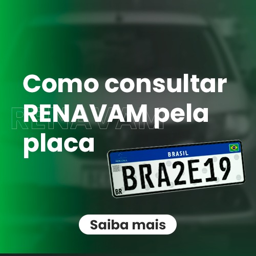 RENAVAM - Como consultar pela placa - ConsulteBank